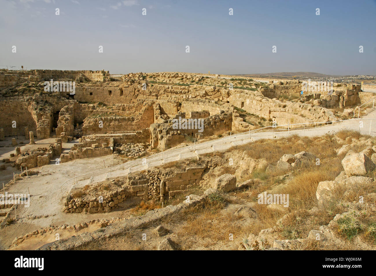 Israel, West Bank, Judaea, Herodion a castle fortress built by King ...