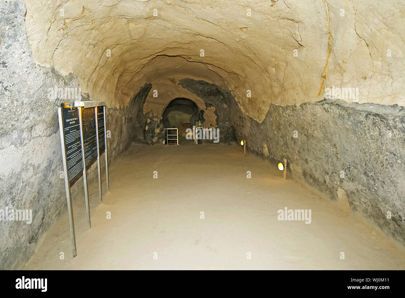 Underground Water Cistern, Israel, West Bank, Judaea, Herodion a castle ...