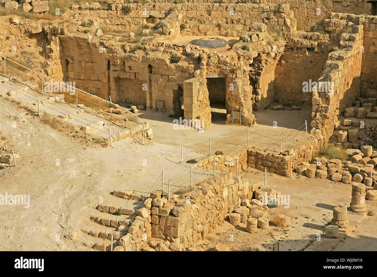 Israel, West Bank, Judaea, Herodion a castle fortress built by King ...