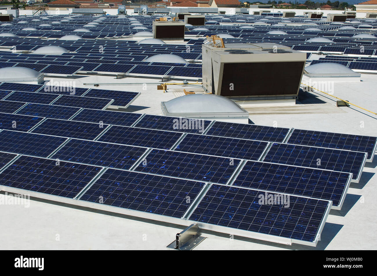 Solar Panels at Solar Power Plant Stock Photo - Alamy