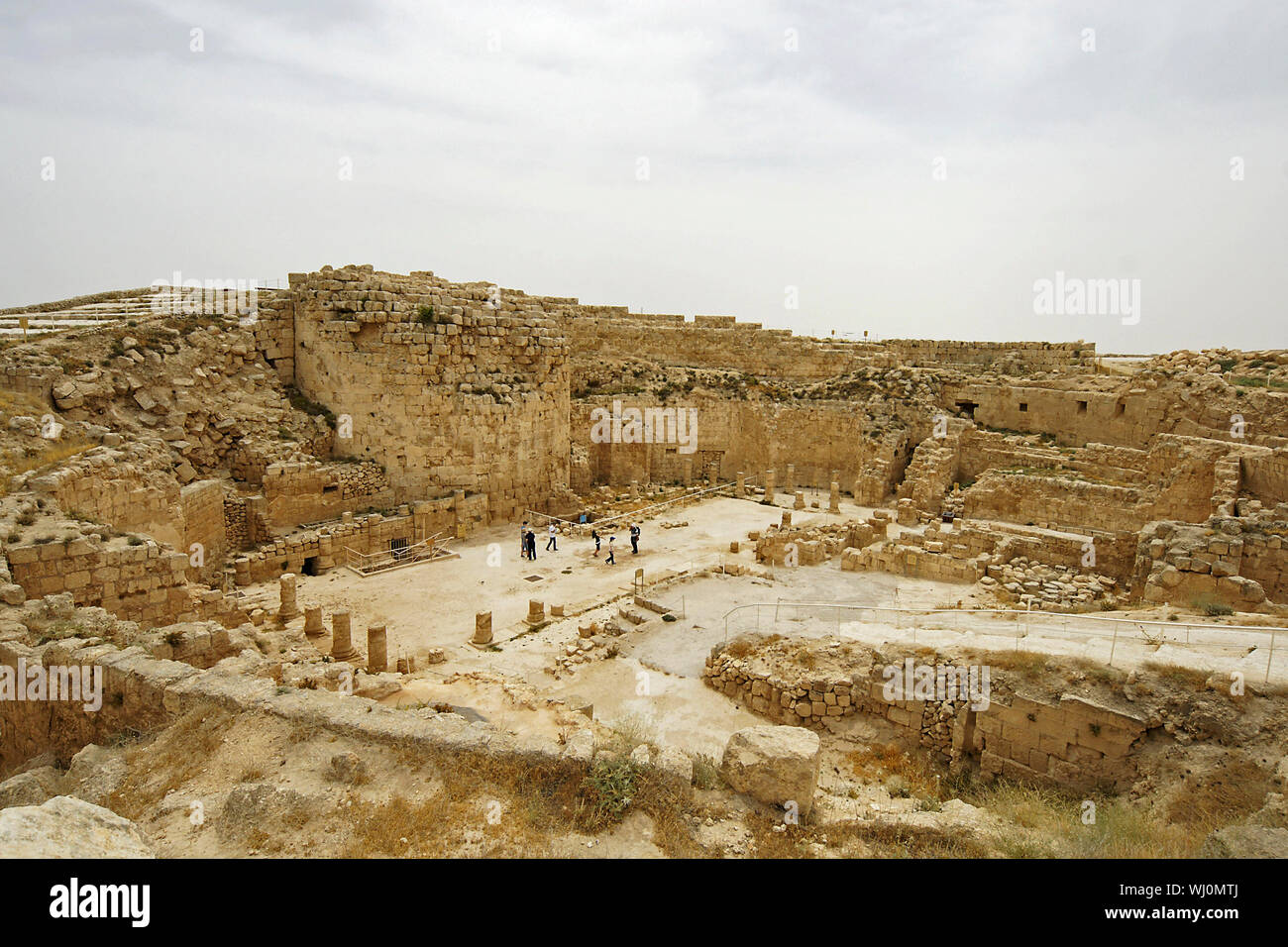 Israel, West Bank, Judaea, Herodion a castle fortress built by King ...