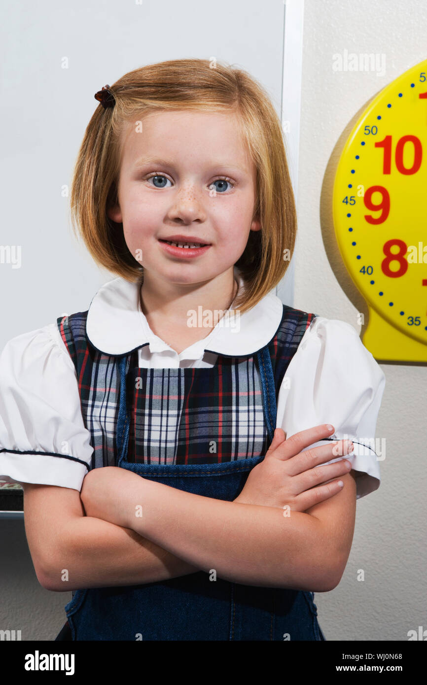 5 year old student uniform hi-res stock photography and images - Alamy