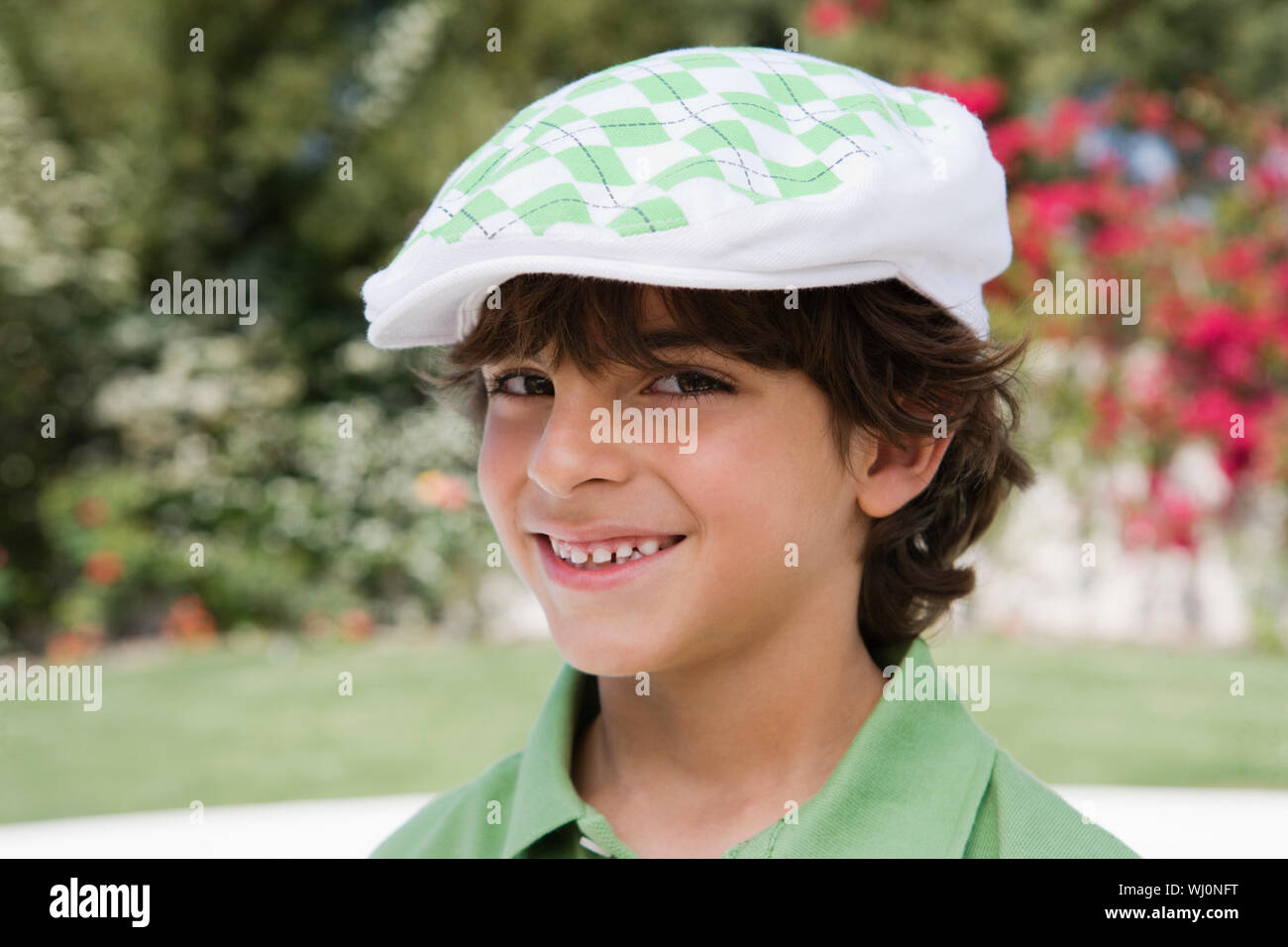 Boy in a Beret Stock Photo - Alamy