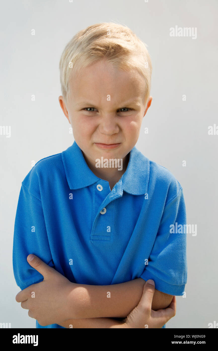 9 year old boy angry hi-res stock photography and images - Alamy
