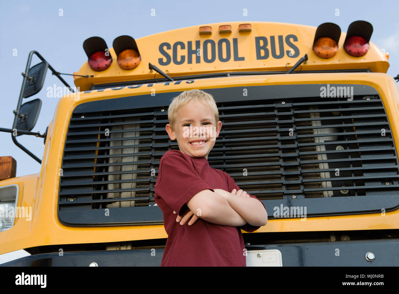 School busses transport student children hi-res stock photography and ...