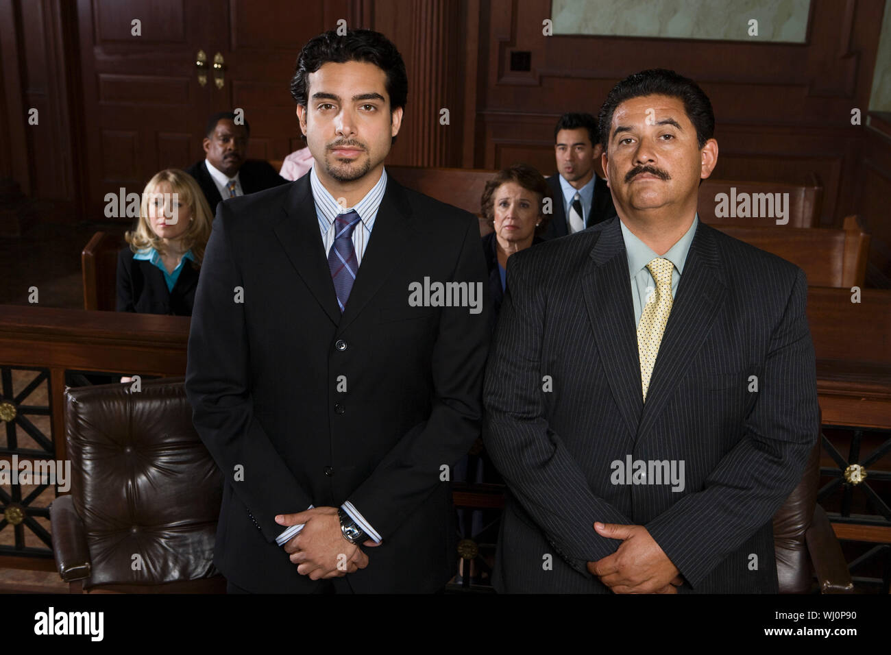 Two men standing in court, portrait Stock Photo - Alamy