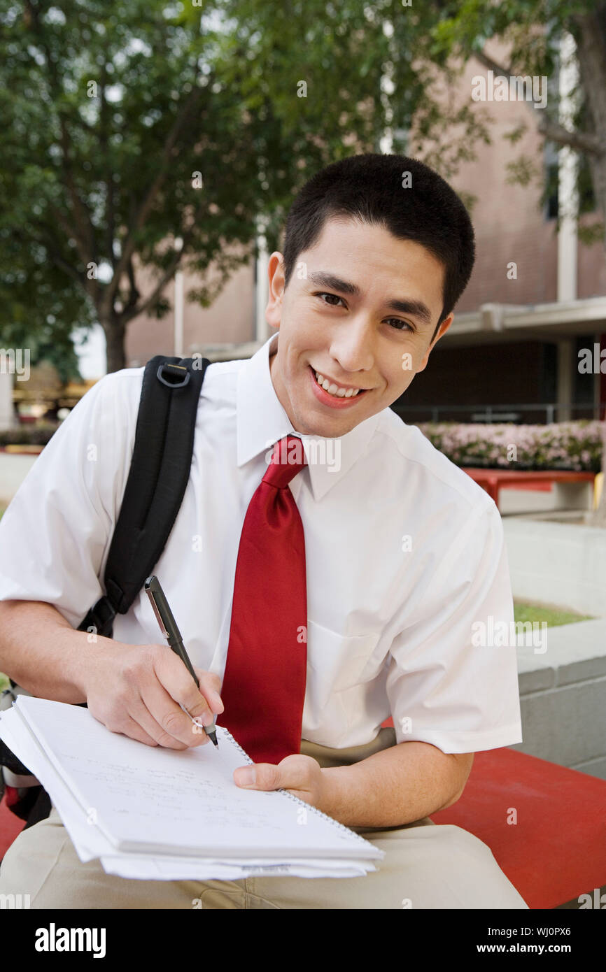 High School Student Stock Photo - Alamy