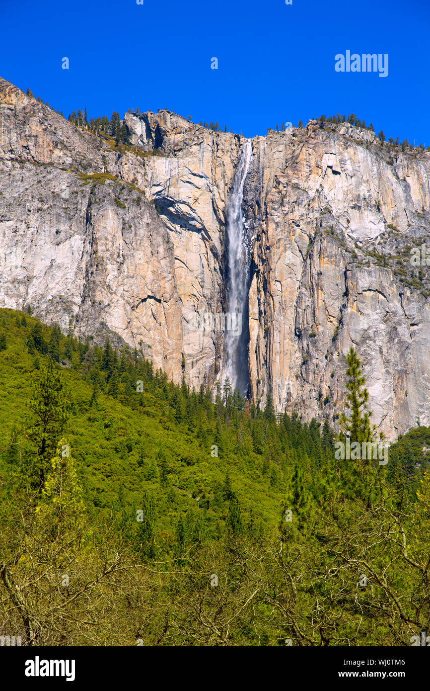 Yosemite Horsetail fall waterfall in spring California national Parks ...