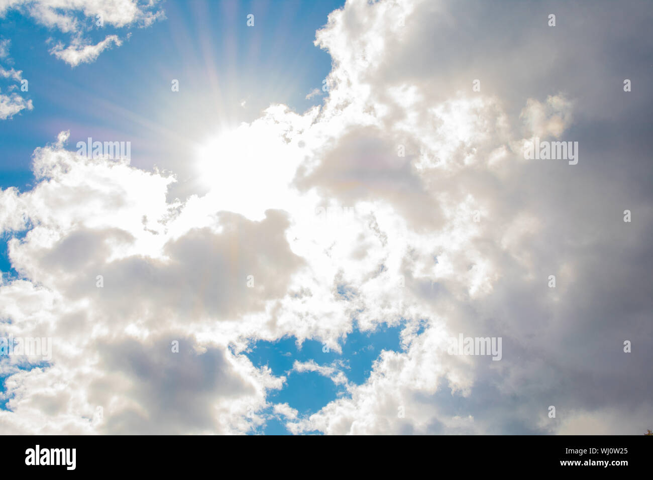 Sky With Sun Texture