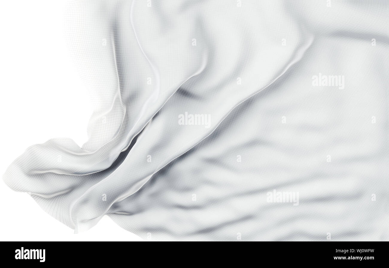 white fabric texture and wrinkles Stock Photo - Alamy