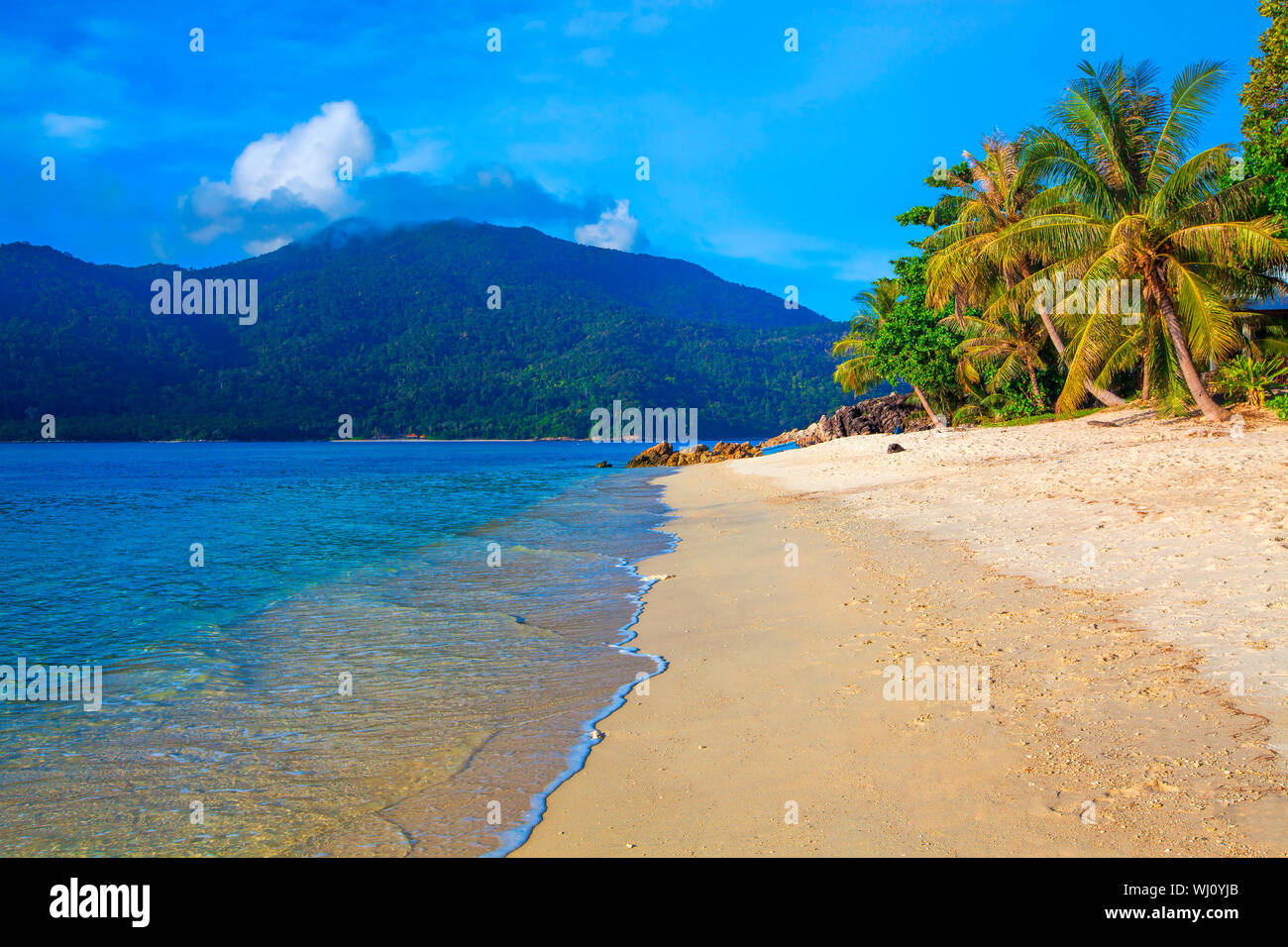 Beautiful beach and blue water on Koh Lipe Stock Photo - Alamy