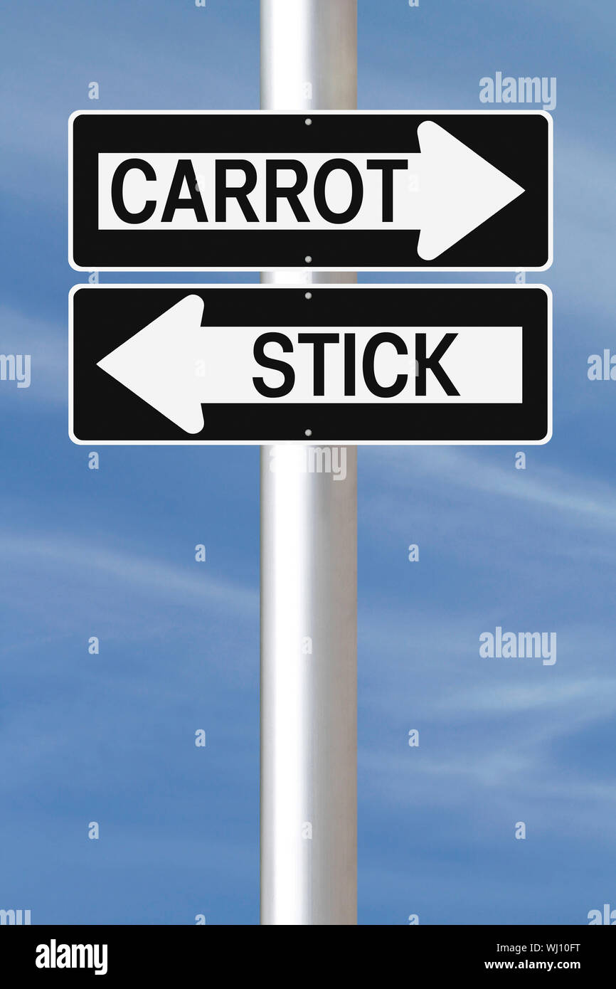 Carrot and stick hi-res stock photography and images - Alamy