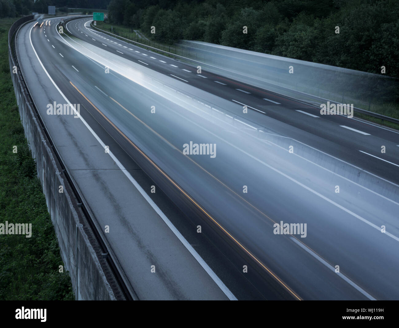Long exposure road hi-res stock photography and images - Alamy