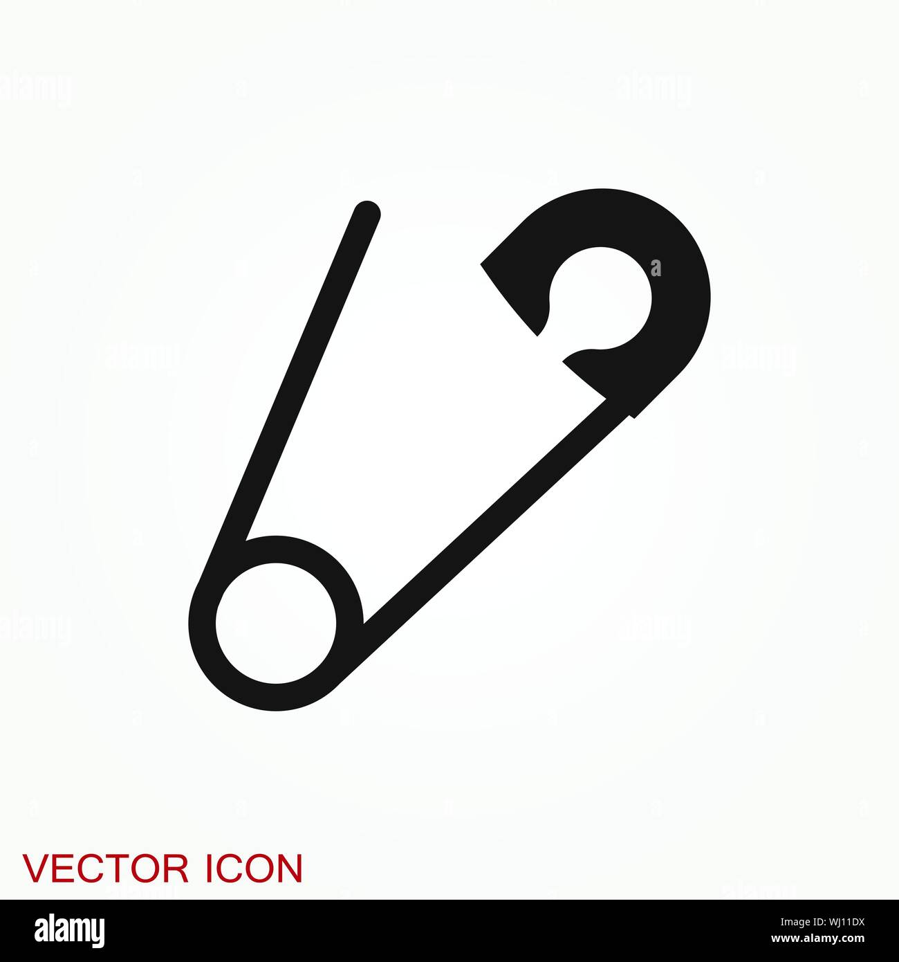 Brooch icon. Flat design isolated vector illustrations Stock Vector ...