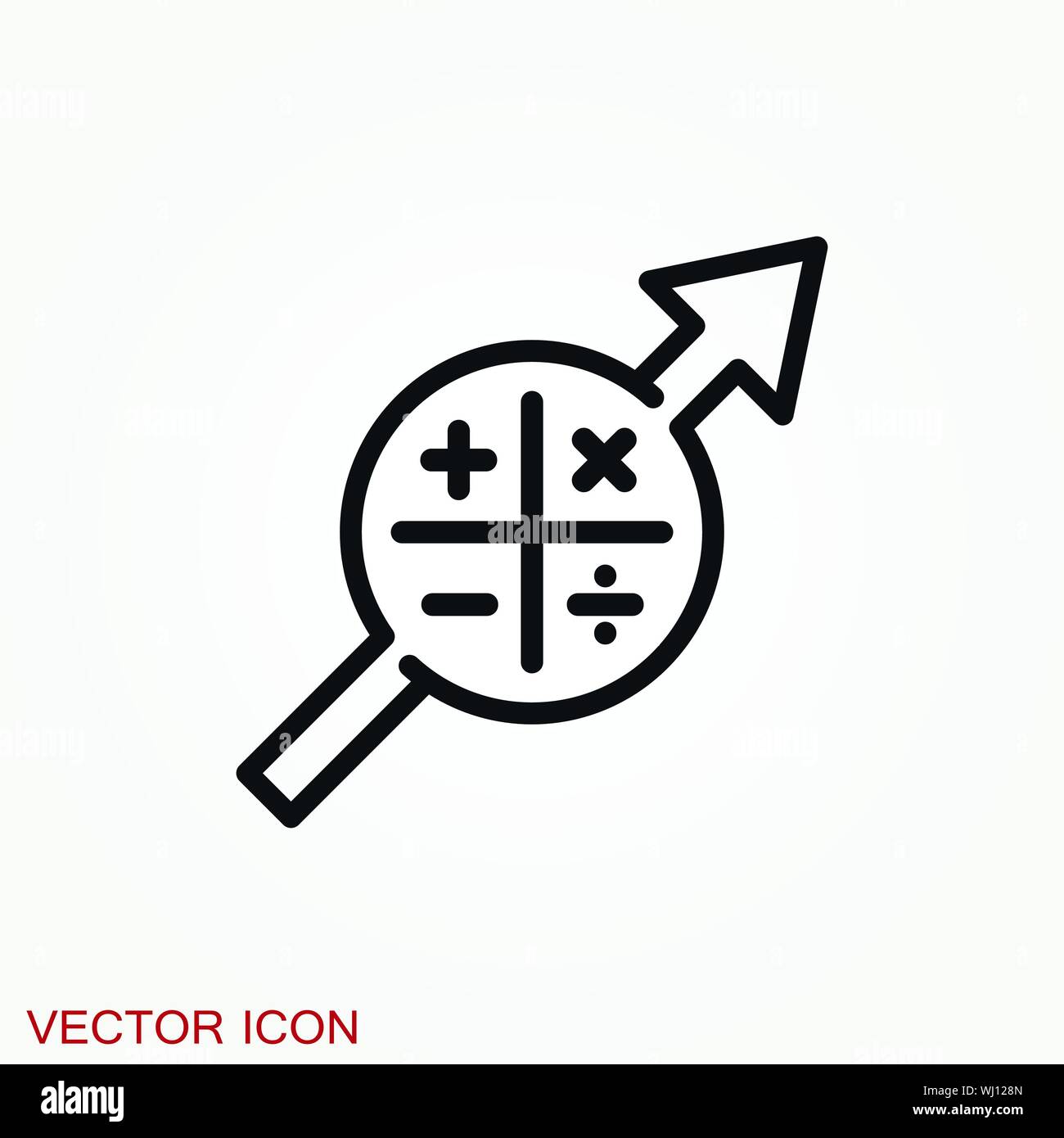 Accounting vector icon. Business and financial symbol Stock Vector ...