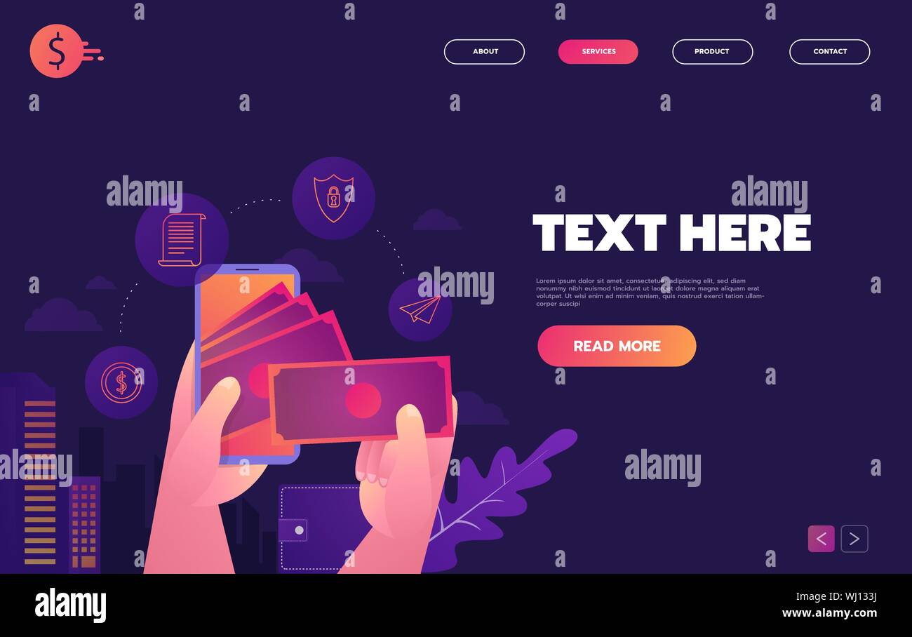 Money transaction around world, business, mobile banking and mobile ...