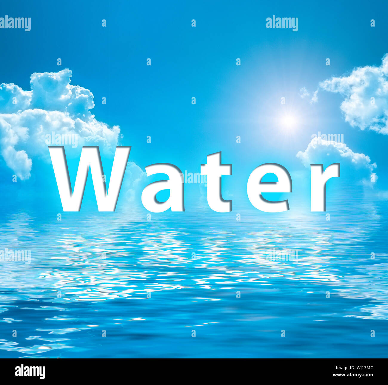 An image of a beautiful water background Stock Photo - Alamy