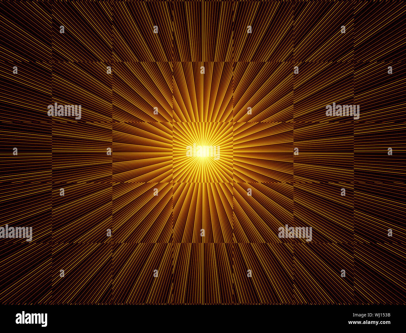 Fractal Burst series. Composition of fractal radial burst pattern on ...