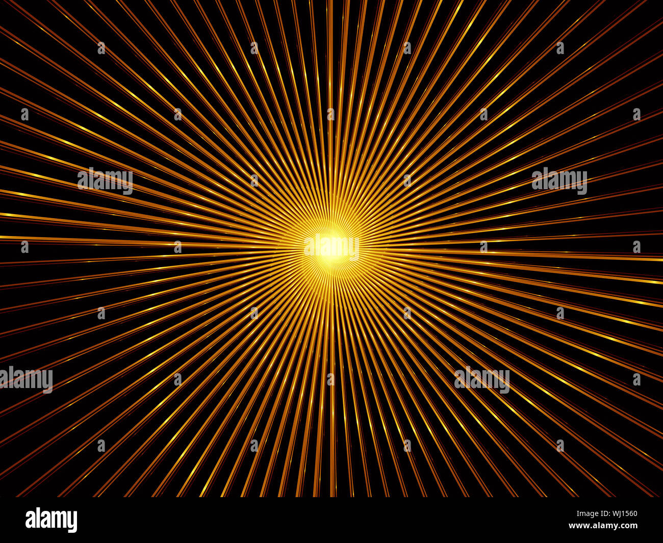 Fractal Burst series. Artistic abstraction composed of fractal radial ...