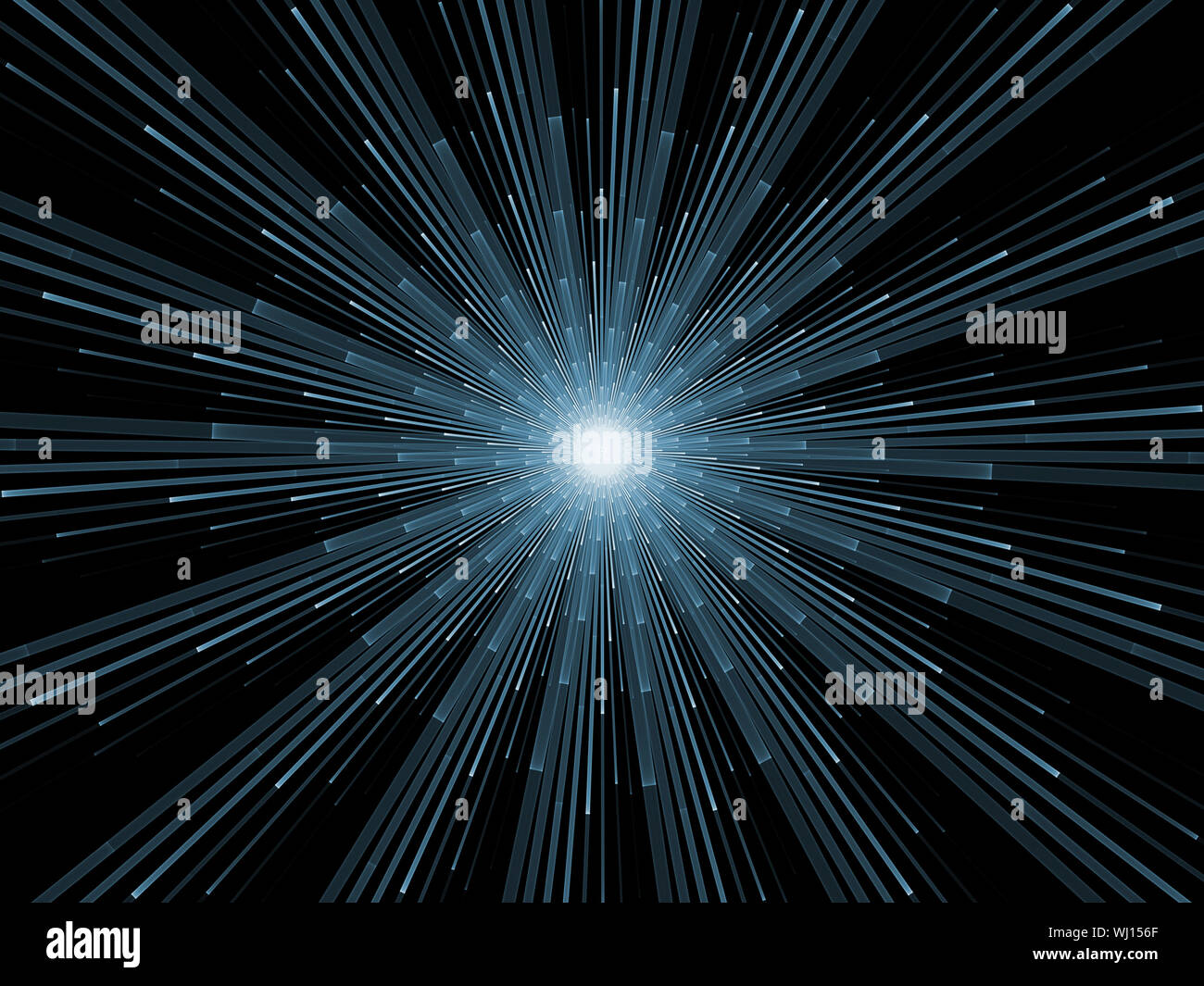 Fractal Burst series. Creative arrangement of fractal radial burst ...