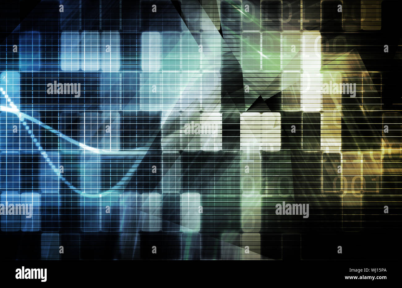 Technology Background as a Digital Abstract Art Stock Photo - Alamy