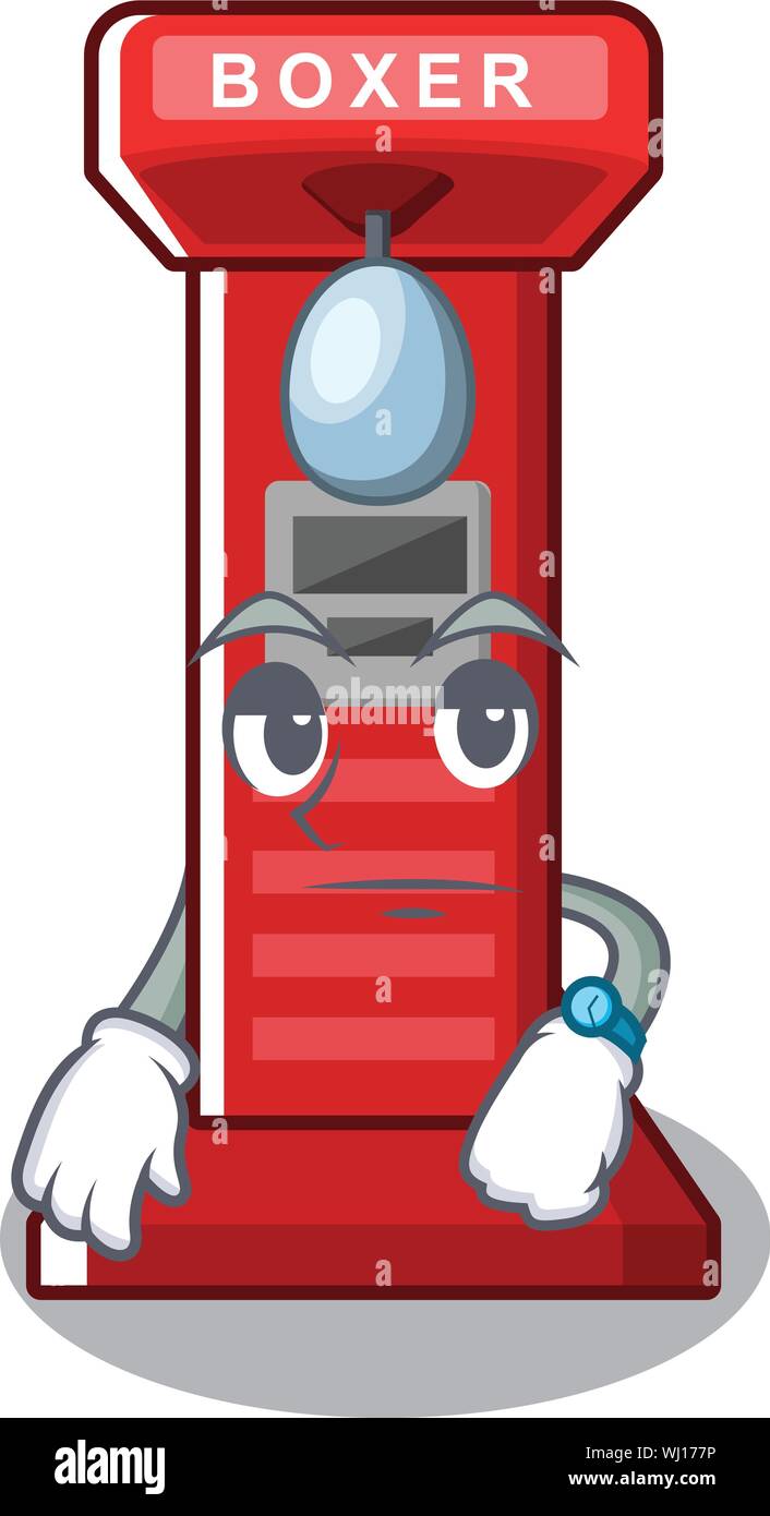Waiting boxing game machine in cartoon shape Stock Vector Image & Art ...