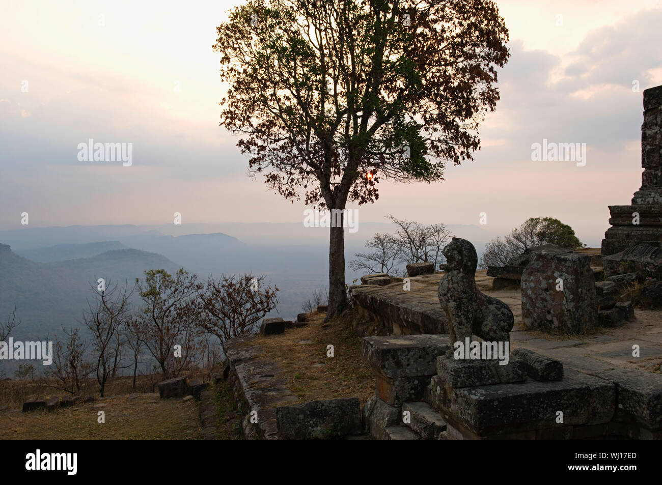 Steps of Ancient Temple Stock Photo - Alamy