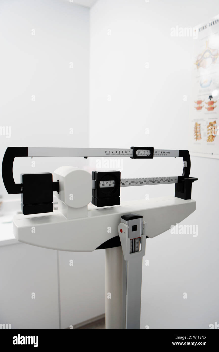 Weight Scale,high section,close-up view Stock Photo - Alamy