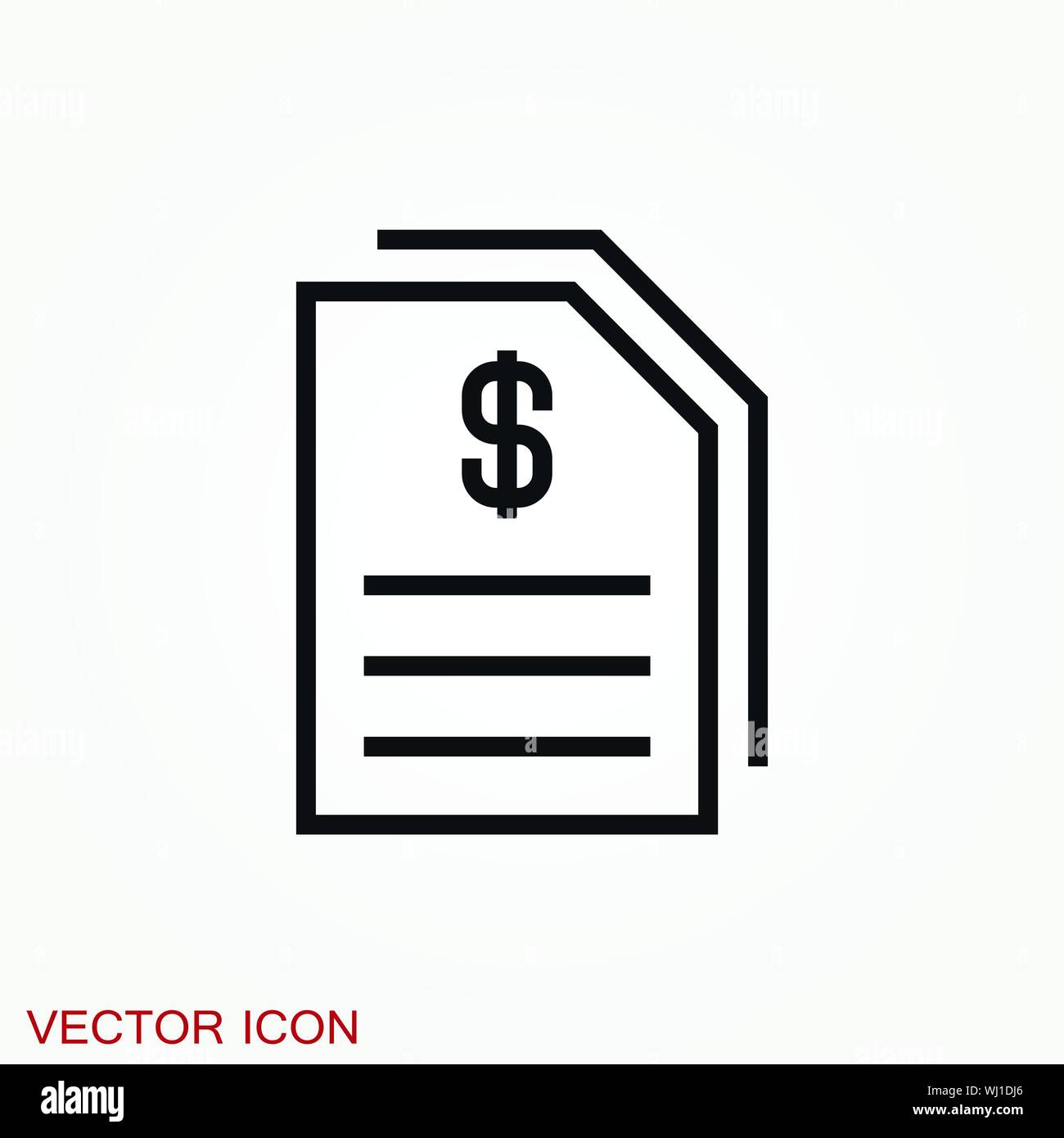 Accounting vector icon. Business and financial symbol Stock Vector ...