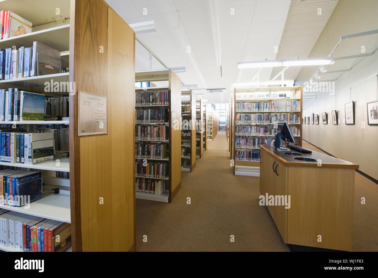 Library reading room Stock Photo - Alamy