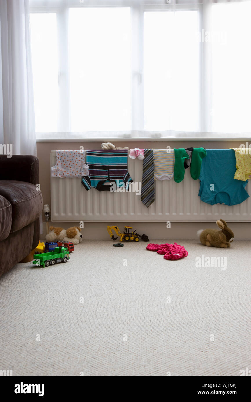 Clothes drying radiator hi-res stock photography and images - Alamy