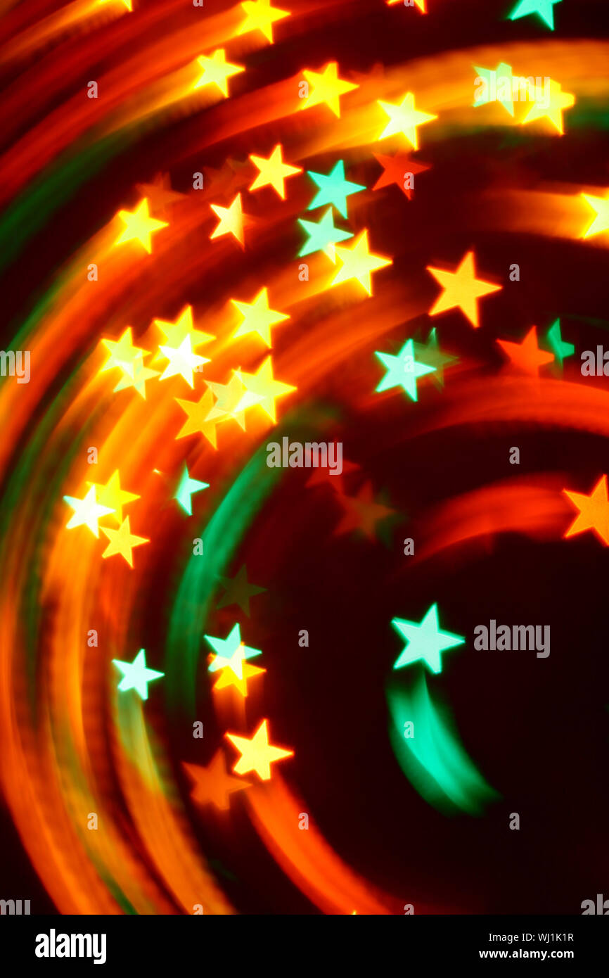 abstract disco colored stars motion background Stock Photo - Alamy