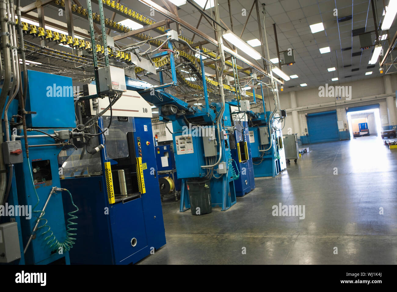 Interior view of a newspaper factory Stock Photo - Alamy