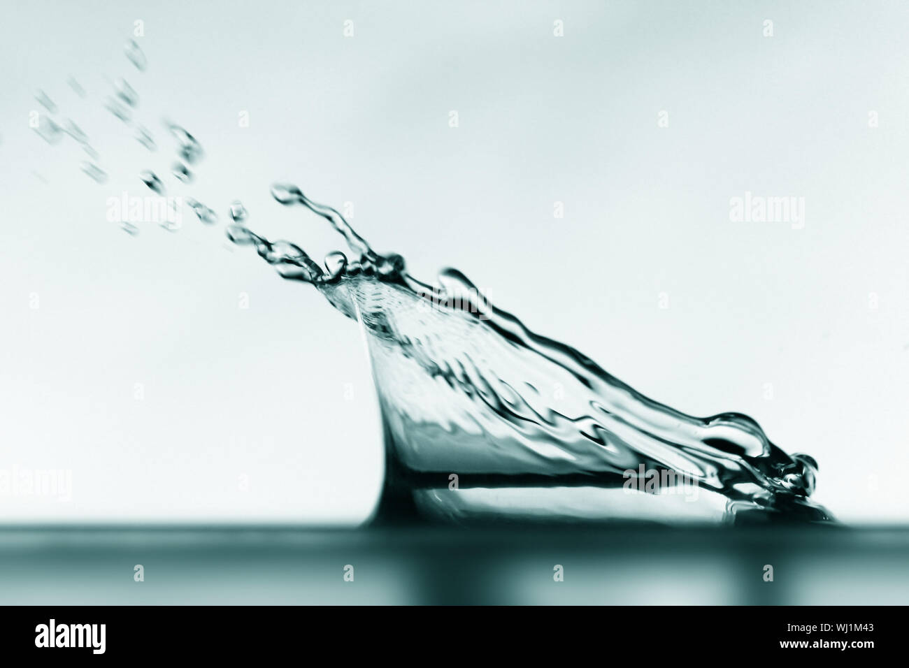 water splash close-up aqua backgrounds Stock Photo - Alamy