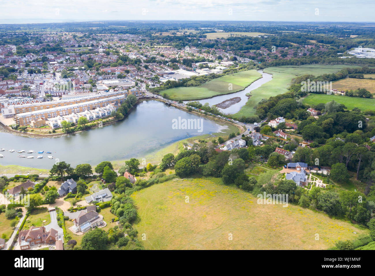 Aerial images of lymington hi-res stock photography and images - Alamy