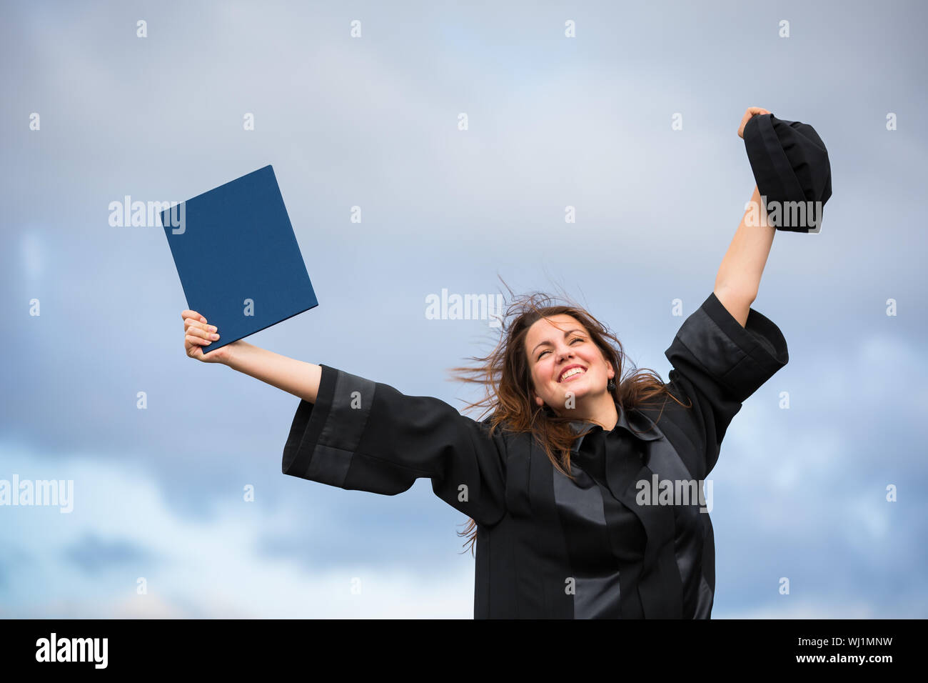 University graduates certificate hi-res stock photography and images ...