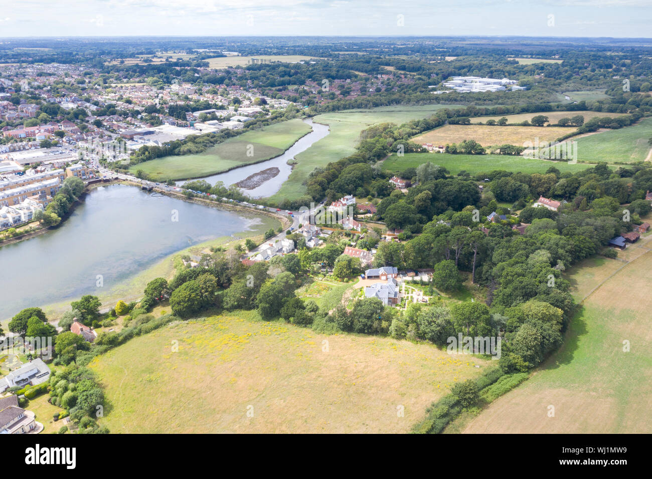 Isle of wight and lymington river estuary hi-res stock photography and ...