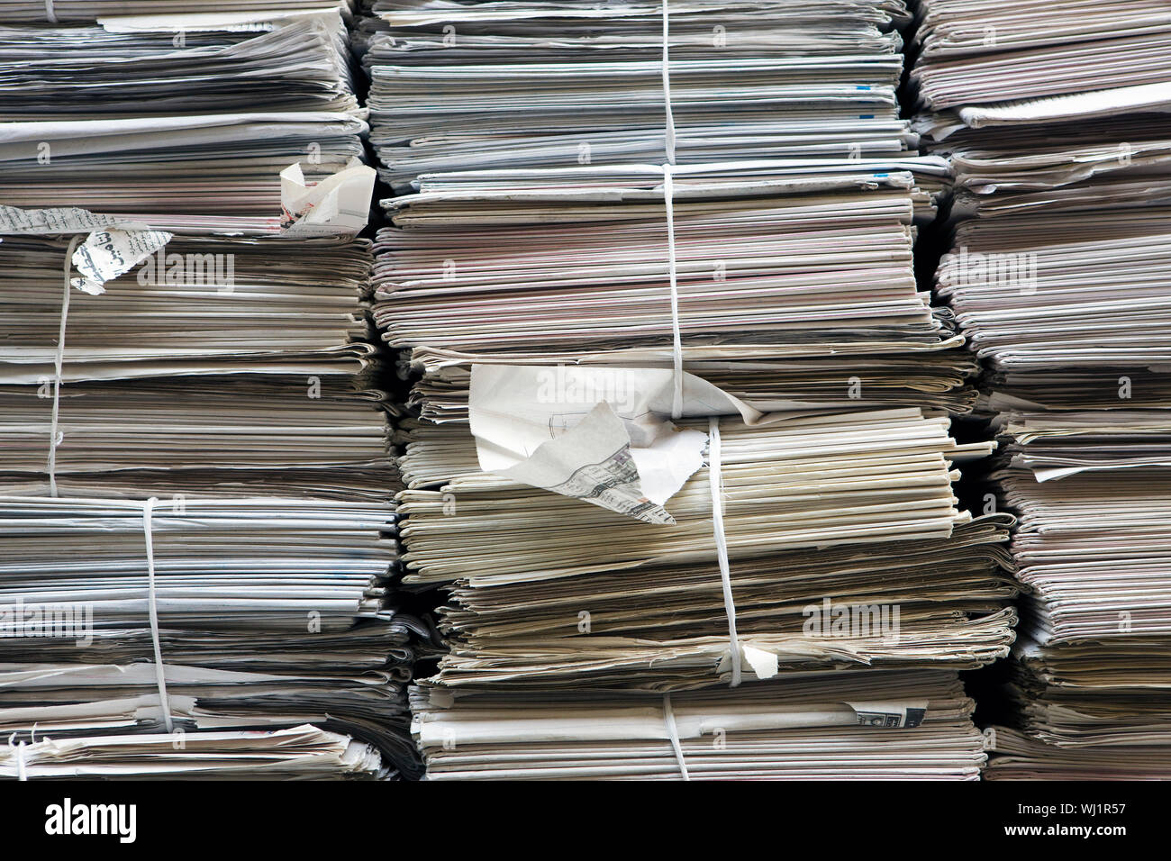 Stacks of paper, full frame Stock Photo - Alamy
