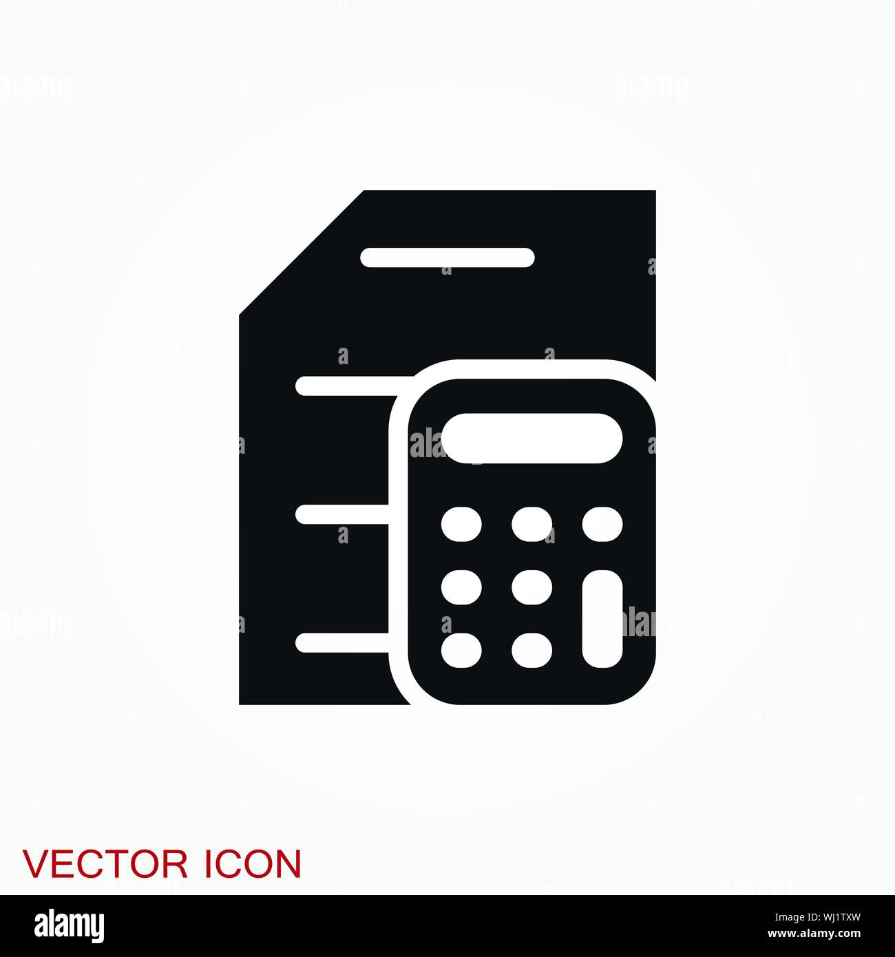Accounting vector icon. Business and financial symbol Stock Vector ...