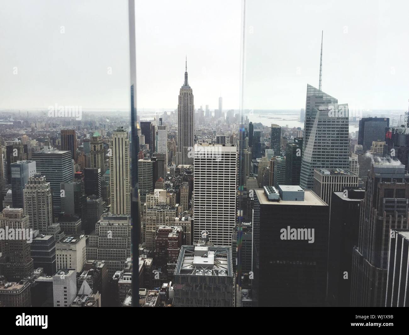 Modern building viewed through window hi-res stock photography and ...