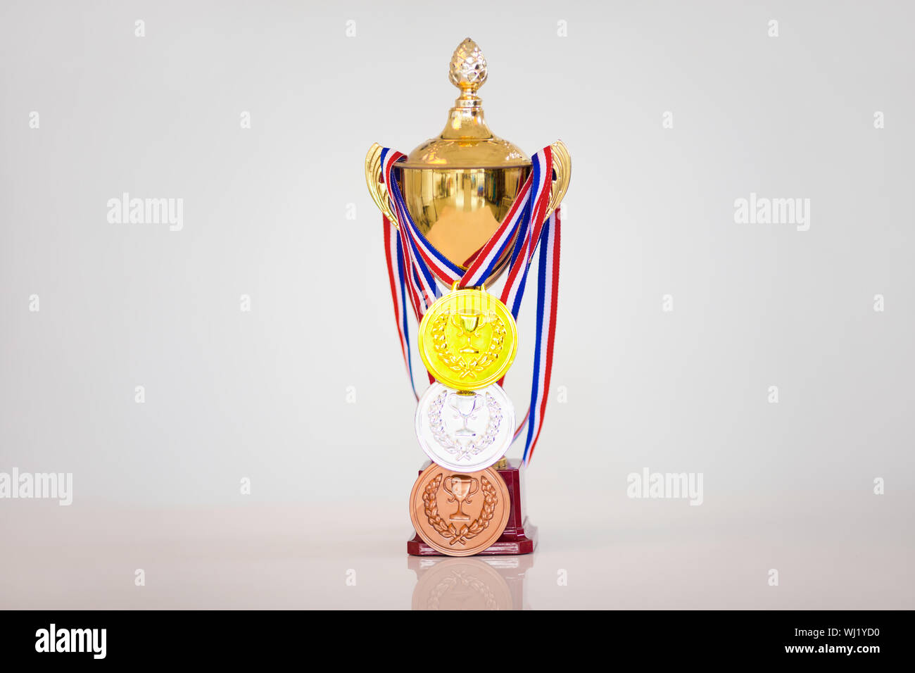 Athlete trophy medals hi-res stock photography and images - Alamy