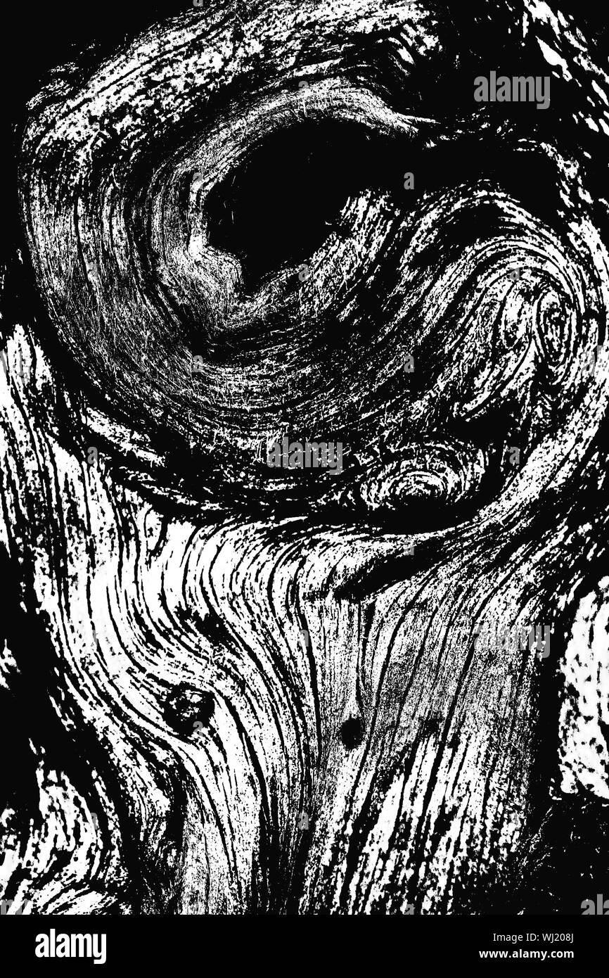 Rotting wood texture Black and White Stock Photos & Images - Alamy