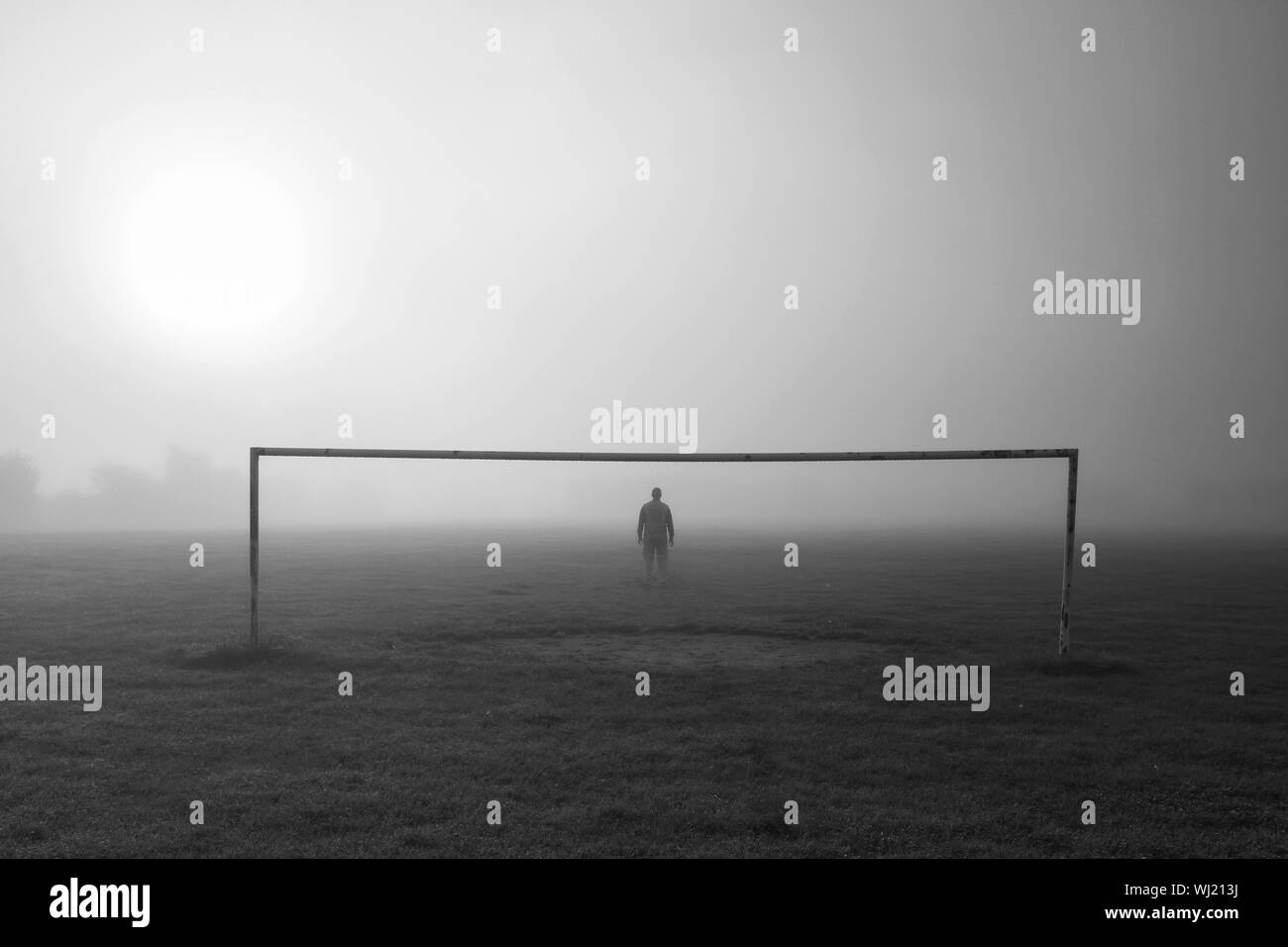 Rear View Goalie High Resolution Stock Photography and Images - Alamy