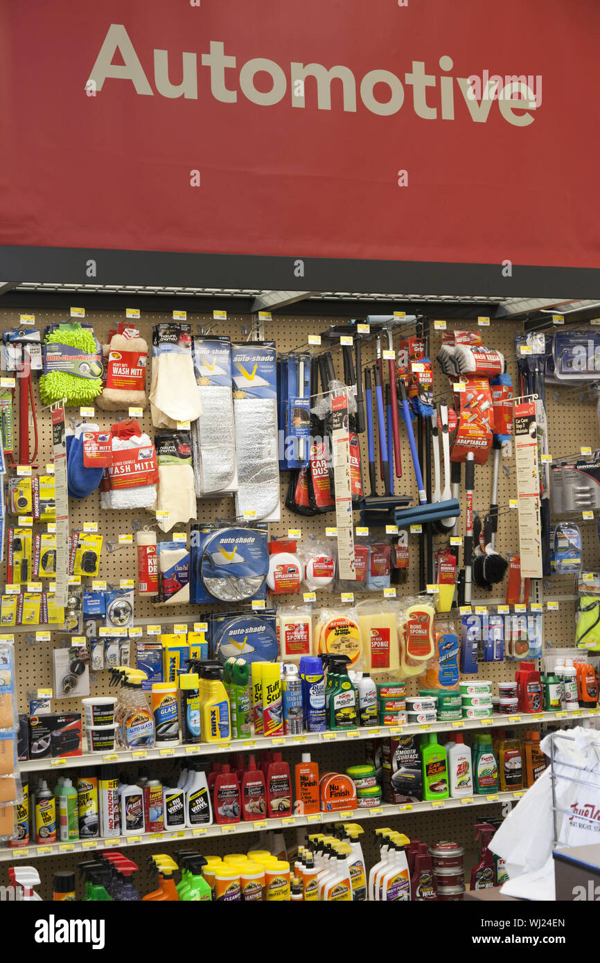 Interior view of a hardware store Stock Photo - Alamy
