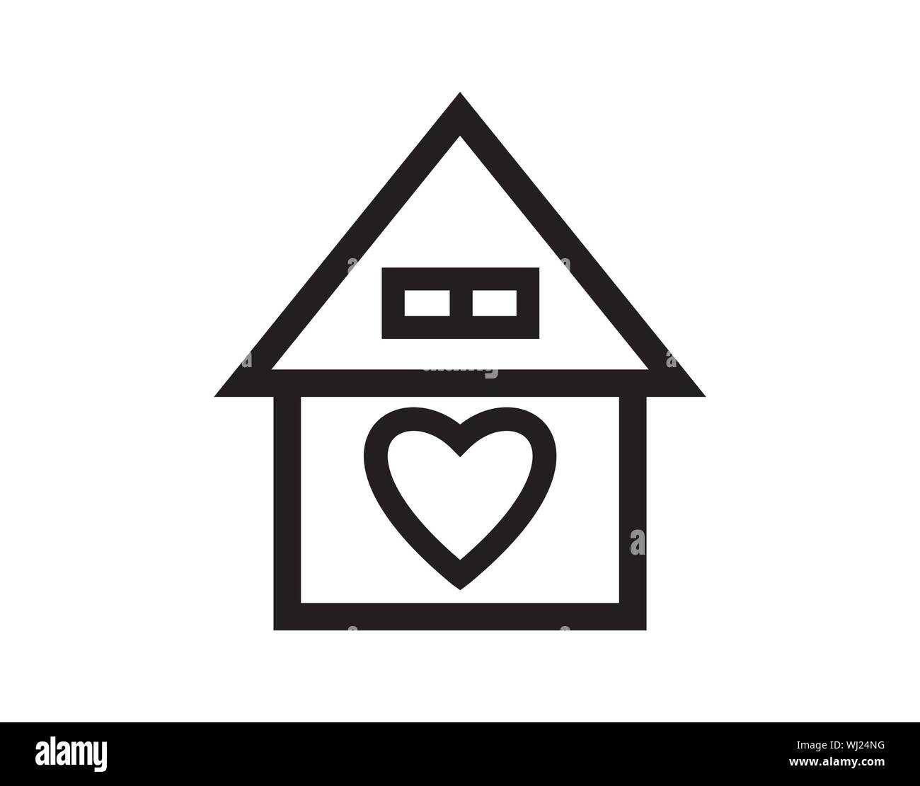 Home stock vector Cut Out Stock Images & Pictures - Alamy