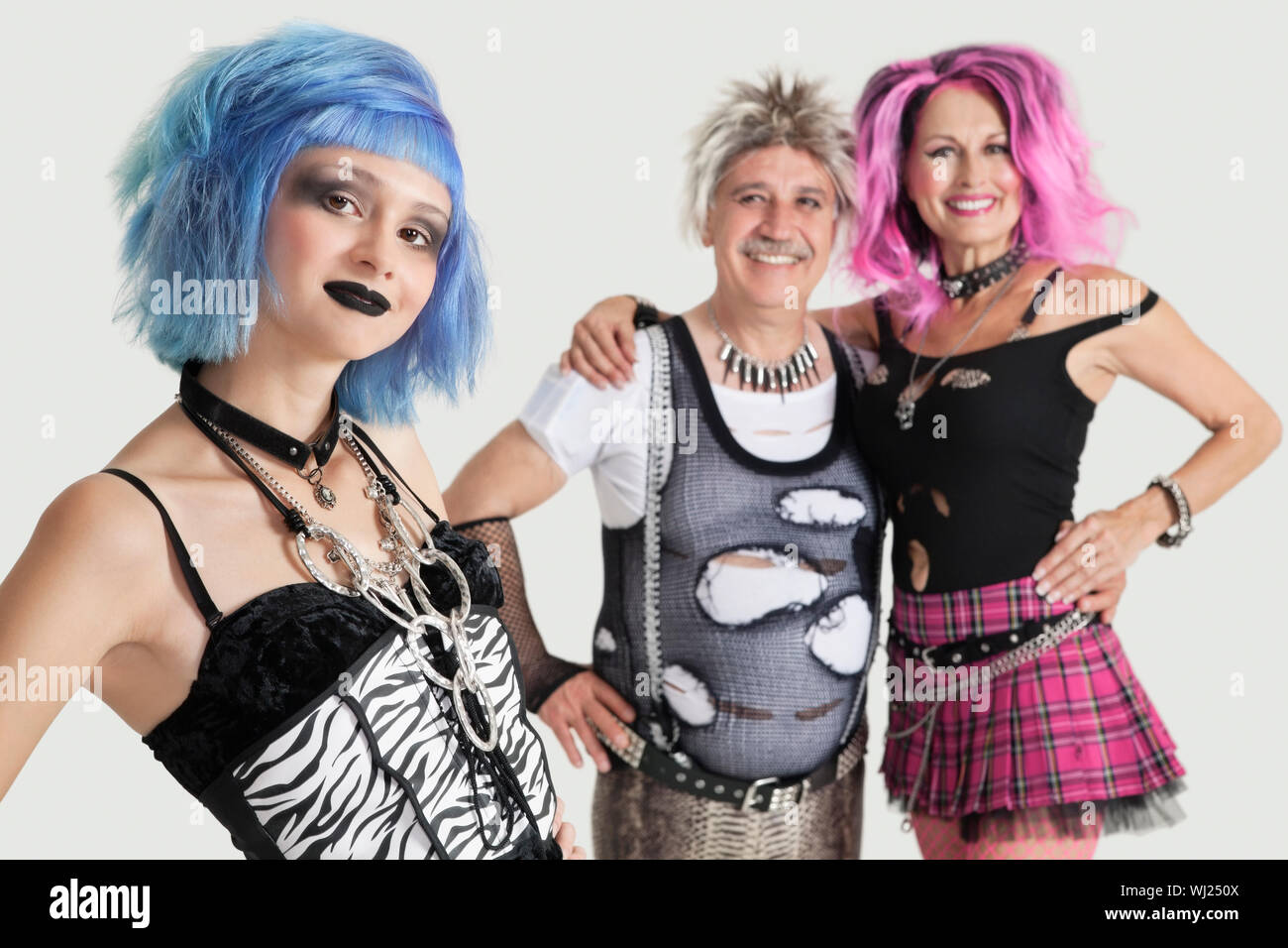 Group portrait three punk female hi-res stock photography and images ...