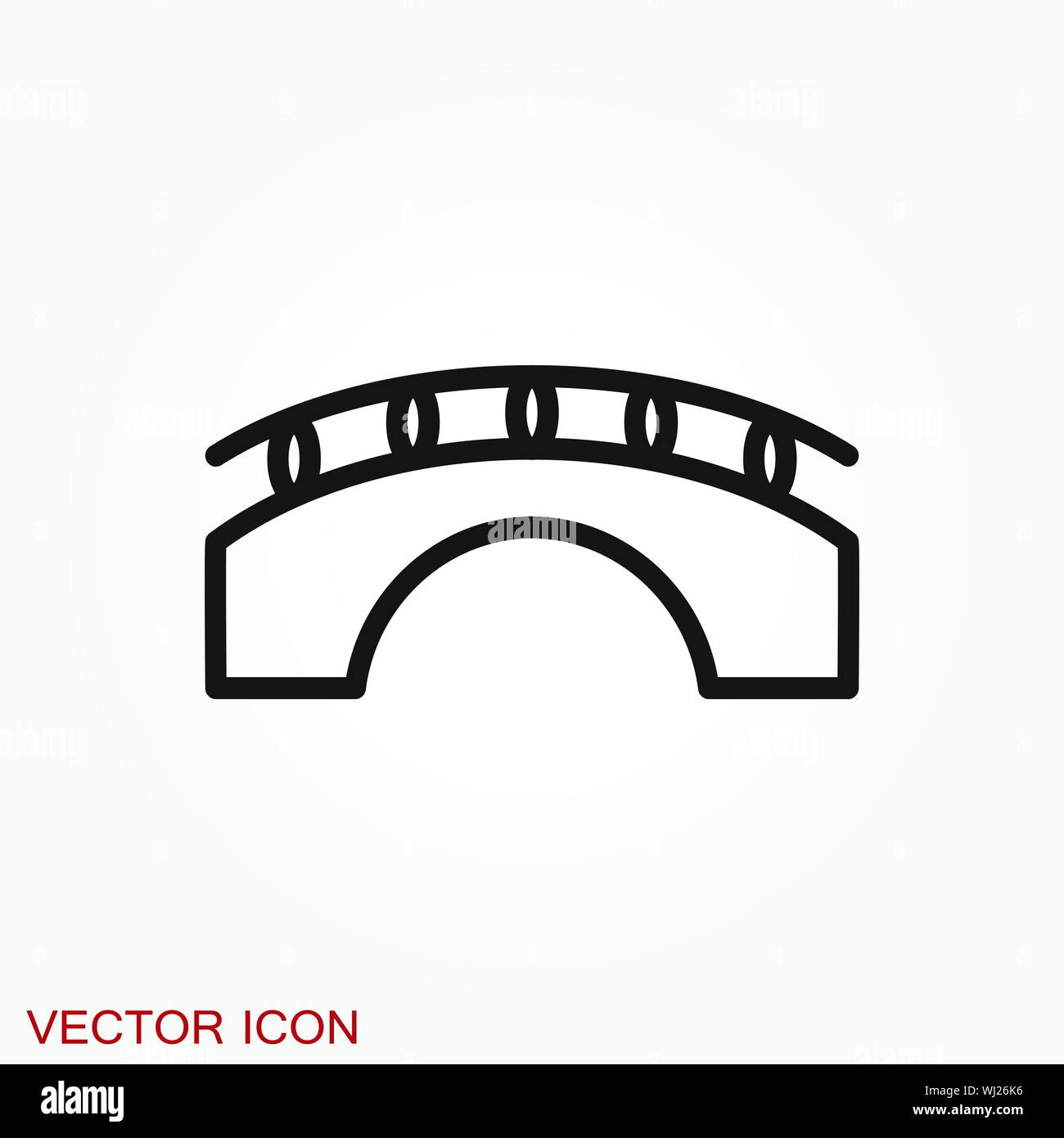 Bridge icon Stock Vector Images - Alamy