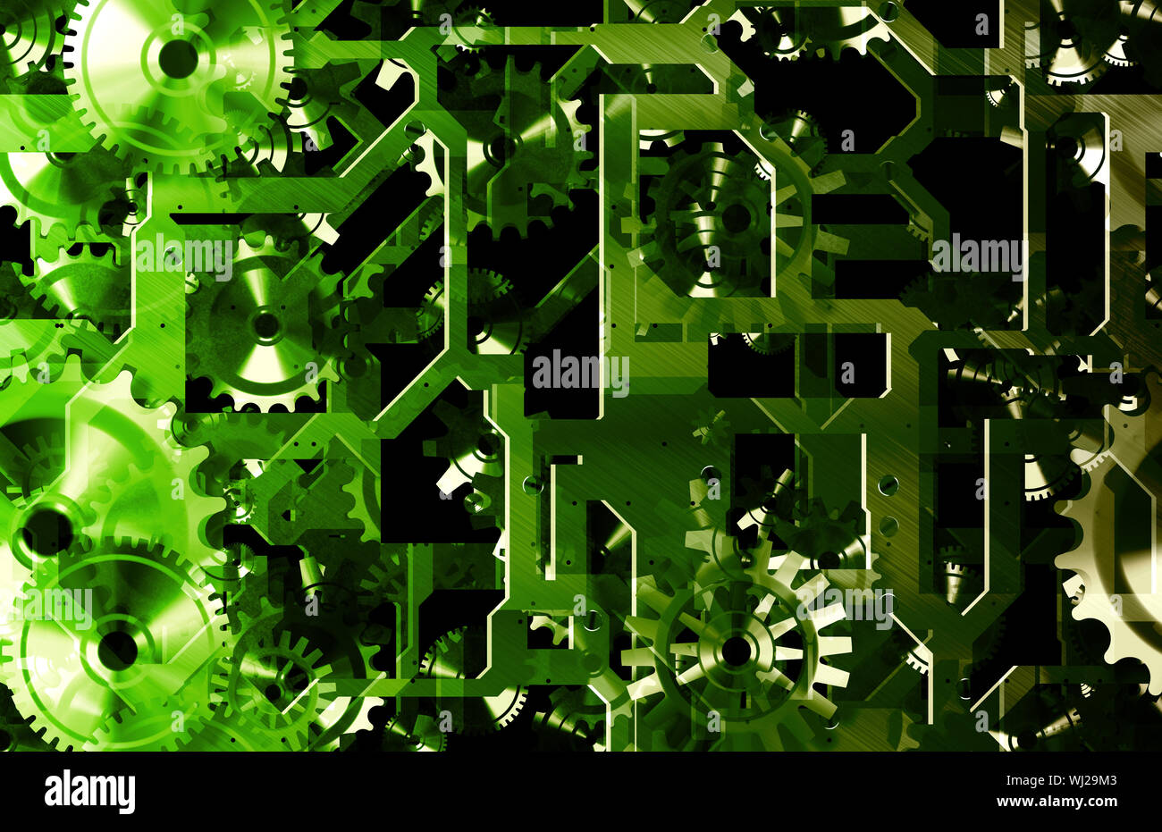 Machinery Background with Moving Parts as Concept Stock Photo - Alamy