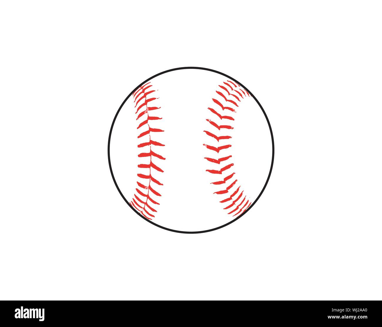 Baseball vector icon - vector Stock Vector Image & Art - Alamy