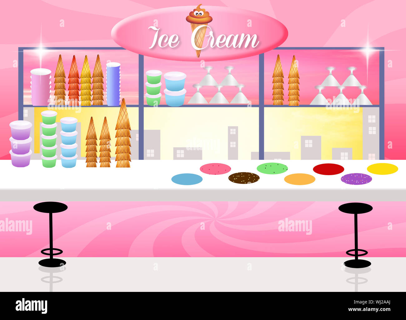 Ice cream lace hi-res stock photography and images - Alamy